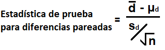 Calculadora de Prueba t Pareada