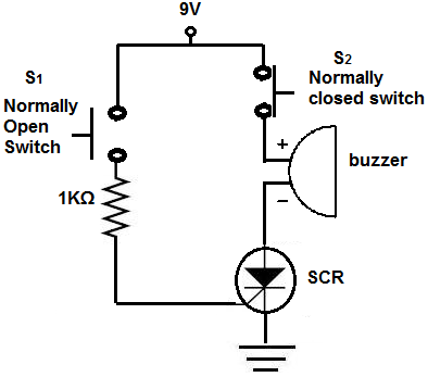 Latching Switch Circuit Diagram